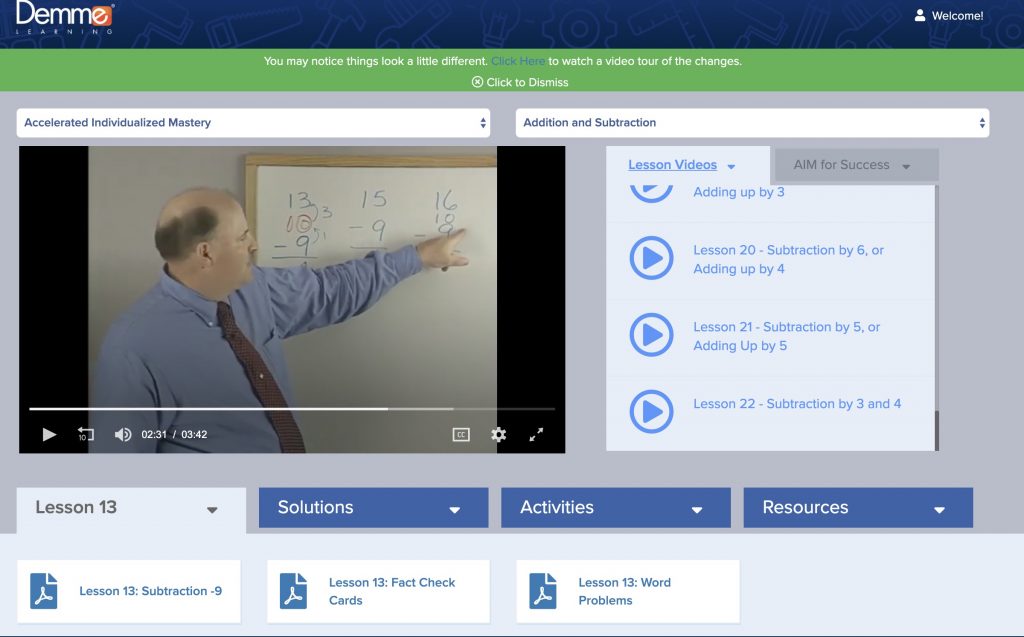 Math U See AIM review – Homeschool Tablet