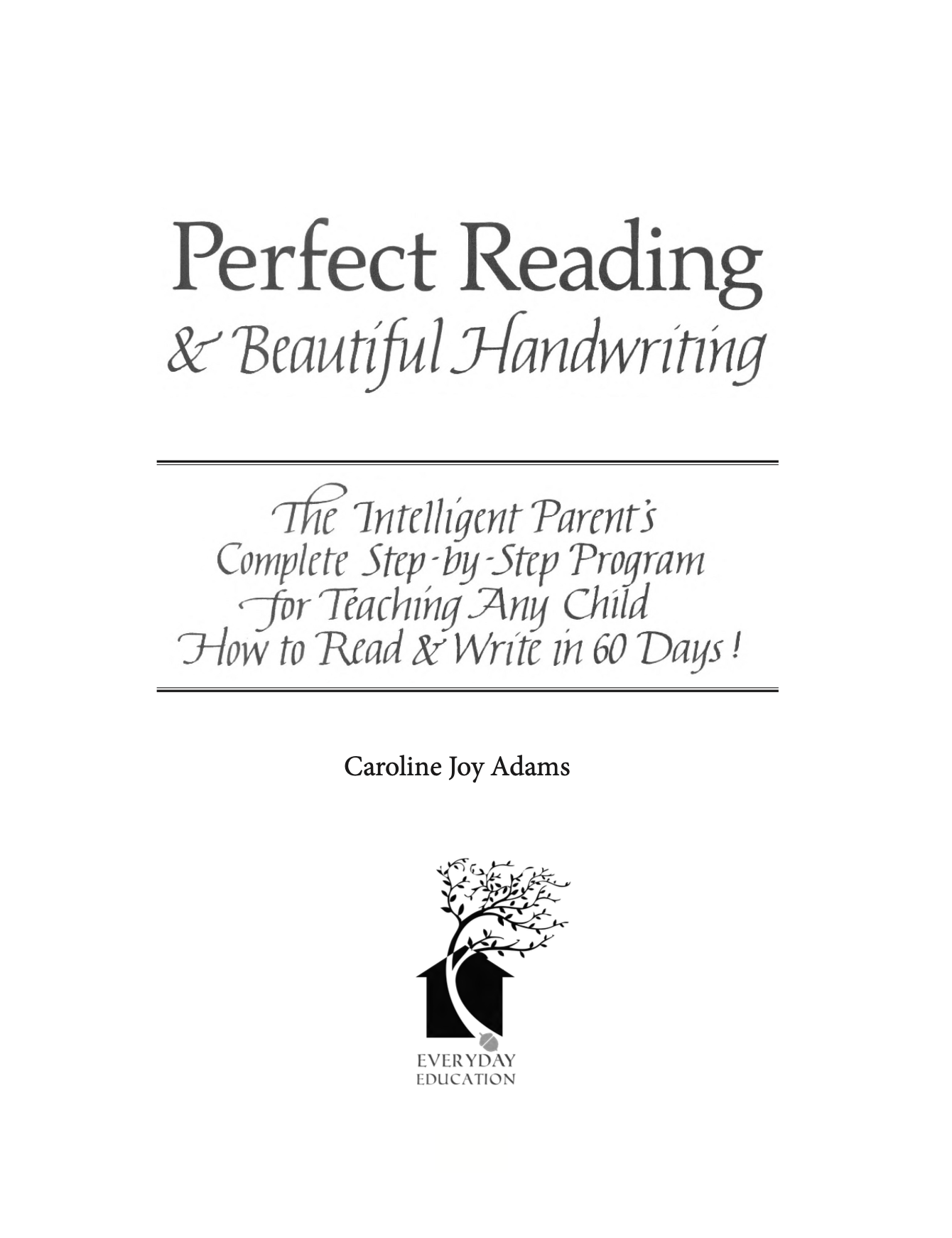 Perfect Reading, Beautiful Handwriting ebook – Homeschool Tablet