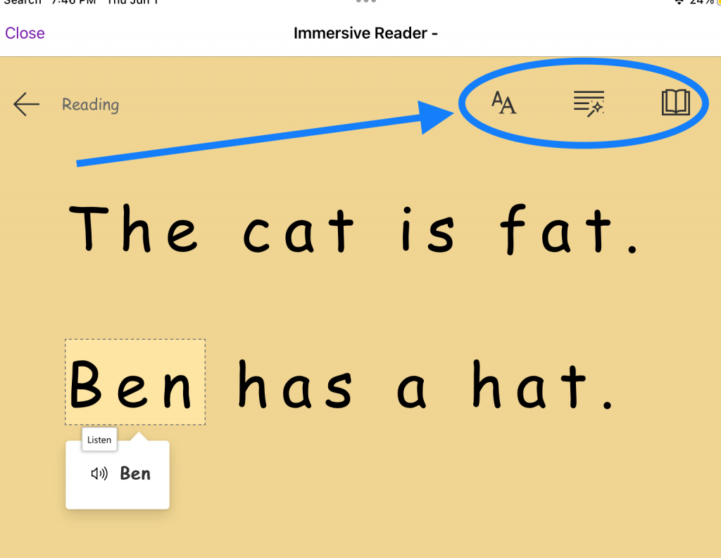 How to use Microsoft Immersive Reader on the iPad – Homeschool Tablet